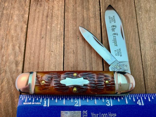 Maher and Grosh by Great Eastern Cutlery 35 Cigar Jack Brown Jigged Bone