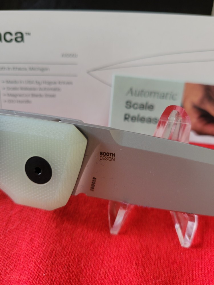 NEW! CRKT Michaca Automatic Hidden Scale Release