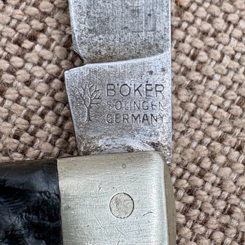BOKER TREE BRAND SOLINGEN GERMANY 93 SLIMLINE TRAPPER JACK POCKET KNIFE ...