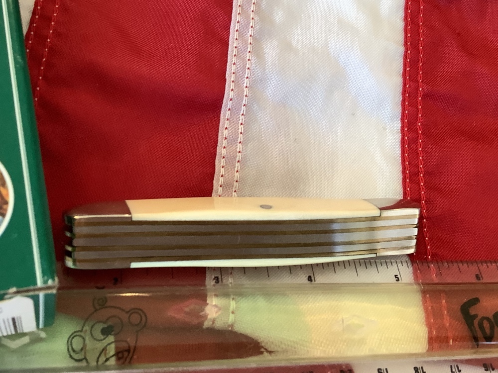 Bear & Son MGC, First Production Run, 5 Blade Stockman w/ Ivory Handles ...