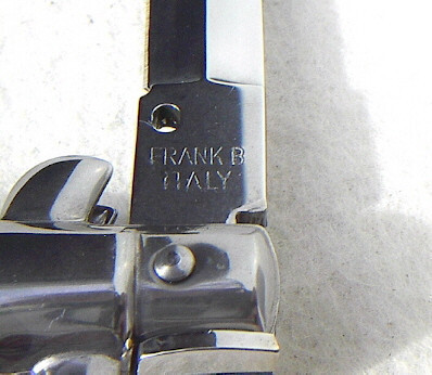 NEW FRANK BELTRAME 11" SWITCHBLADE DAGGER BLADE IMITATION PEARL ITALIAN ...