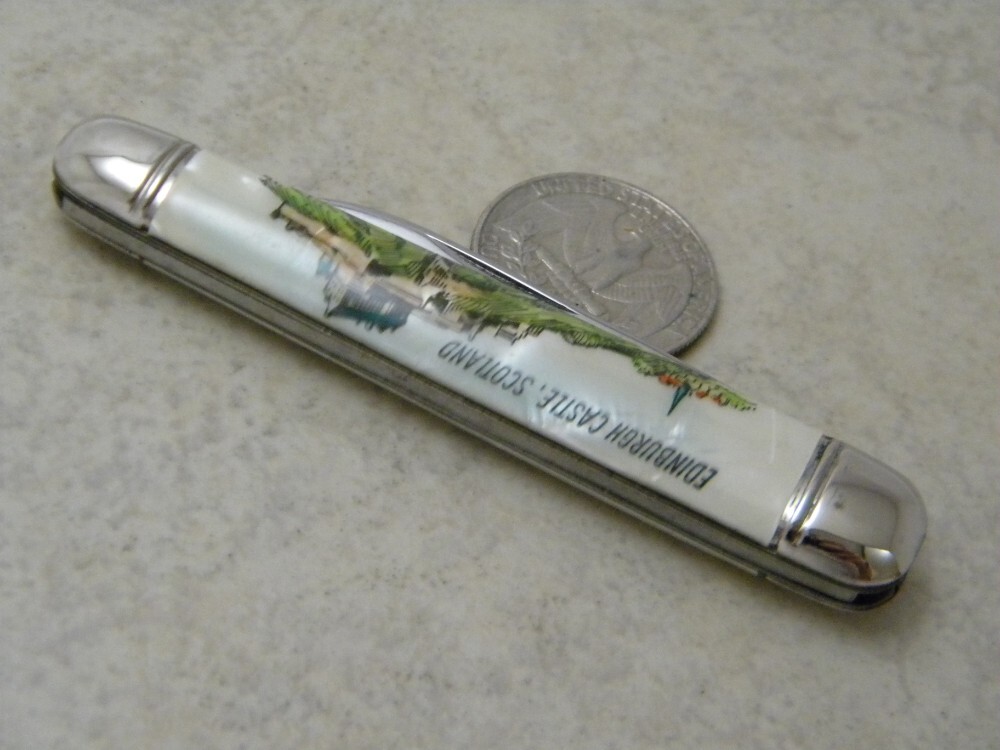 Richards Sheffield England "Edinburgh Castle Scotland" Souvenir Knife