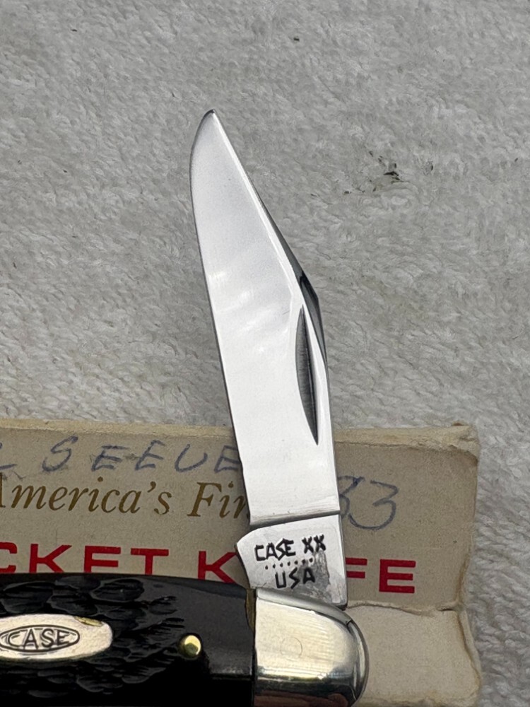 Case XX Vintage 1983 7 Dot 3 Blade Whittler Pattern #6308 Made In USA