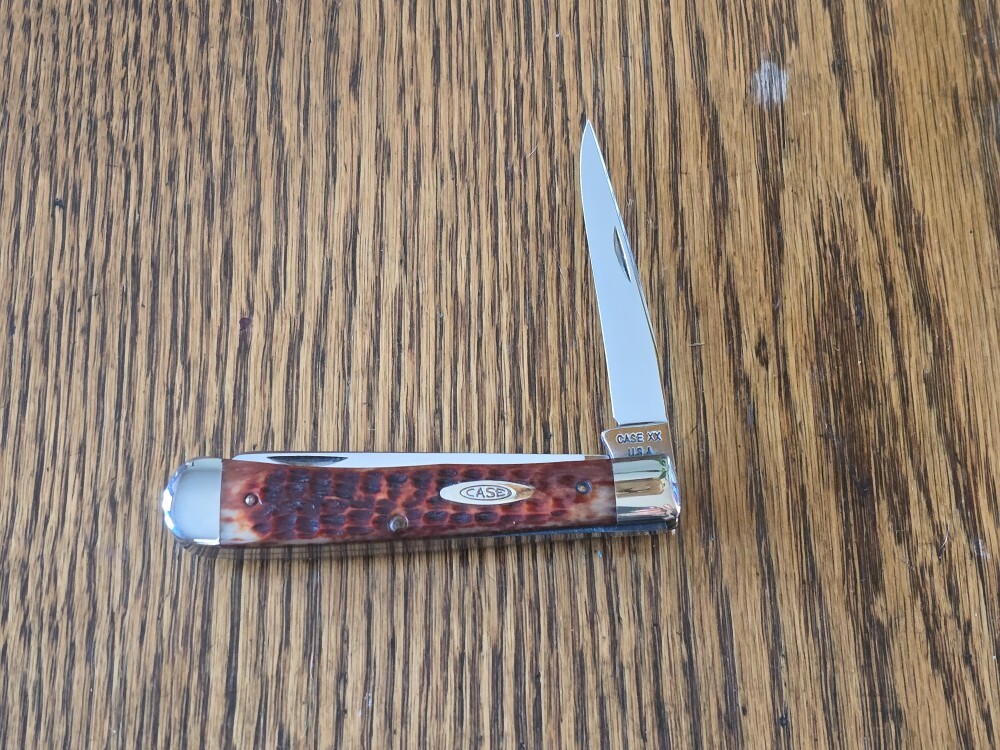 Vintage Case XX USA 6254 Redbone Trapper Muskrat Blade Knife