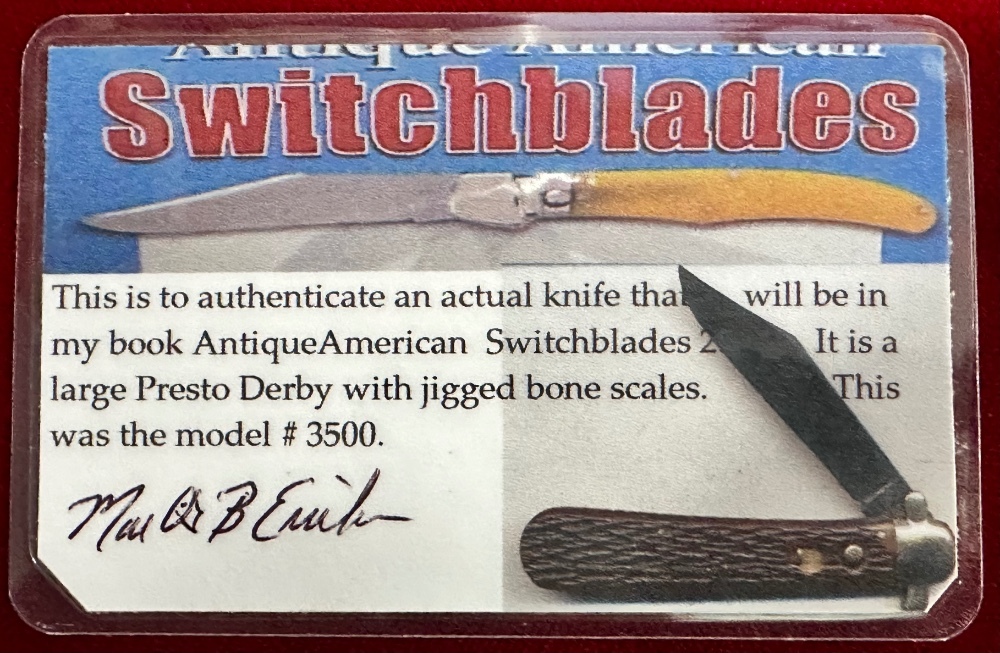 Presto Derby Bone Handle