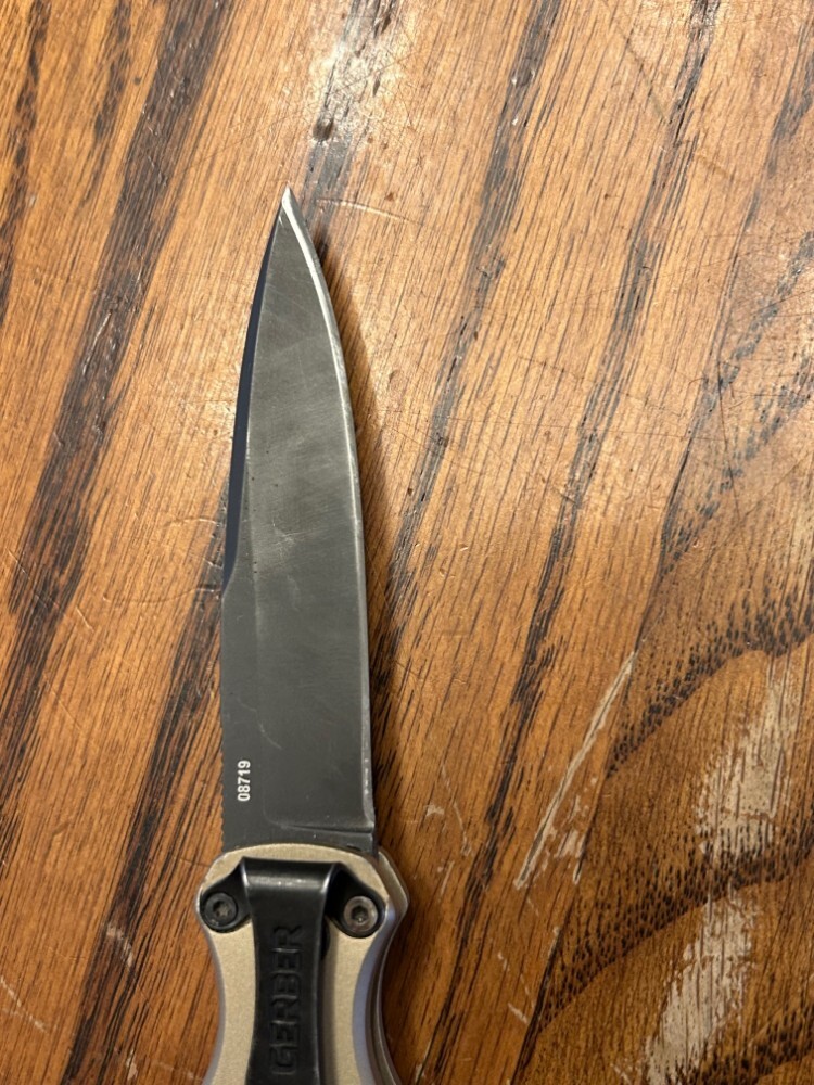 Gerber Covert Automatic Knife Mini Tan Handle S30V USA