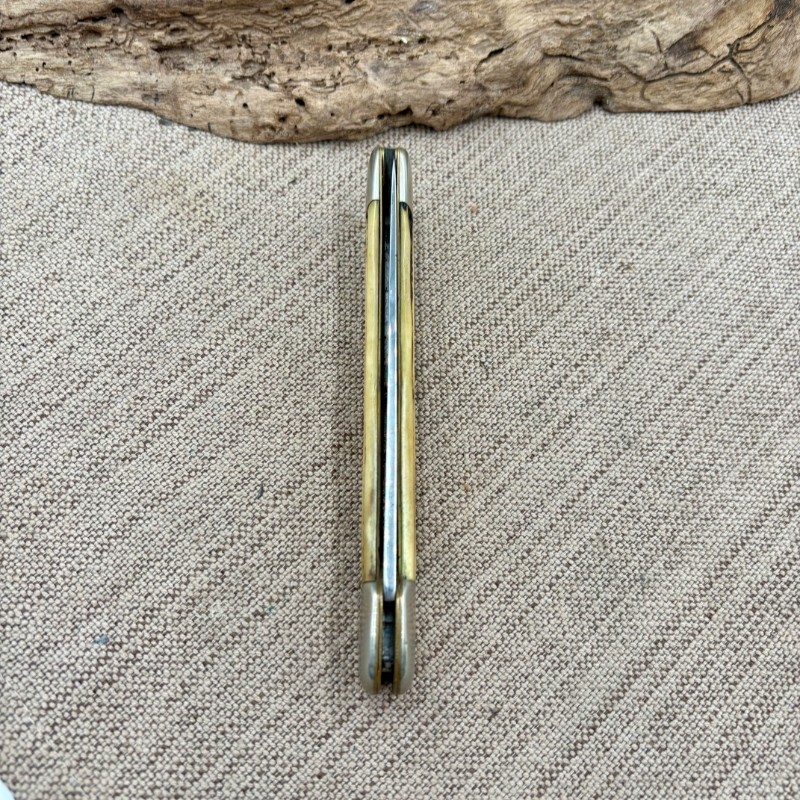 Vintage Queen Large Single Blade Folding Hunter Winter bottom Bone ...