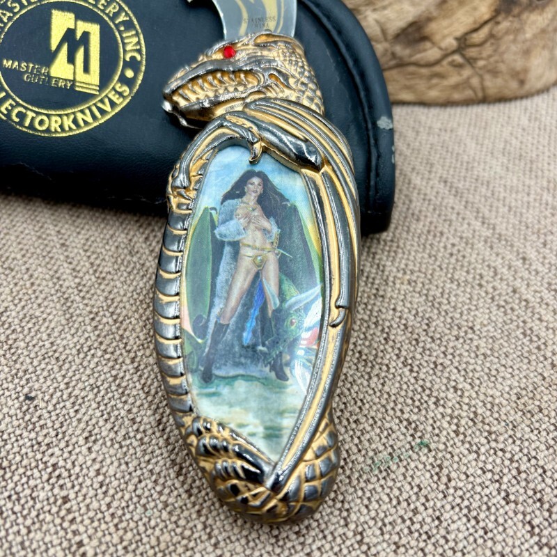 Franklin Mint Knightstone Collection Dragon Fantasy Unique Pocket Knife ...