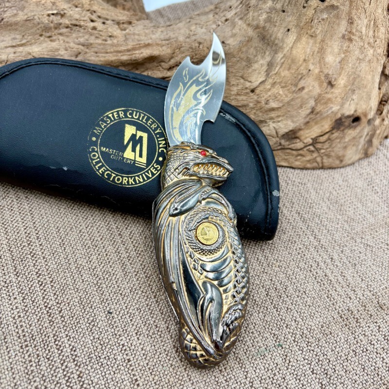 Franklin Mint Knightstone Collection Dragon Fantasy Unique Pocket Knife ...