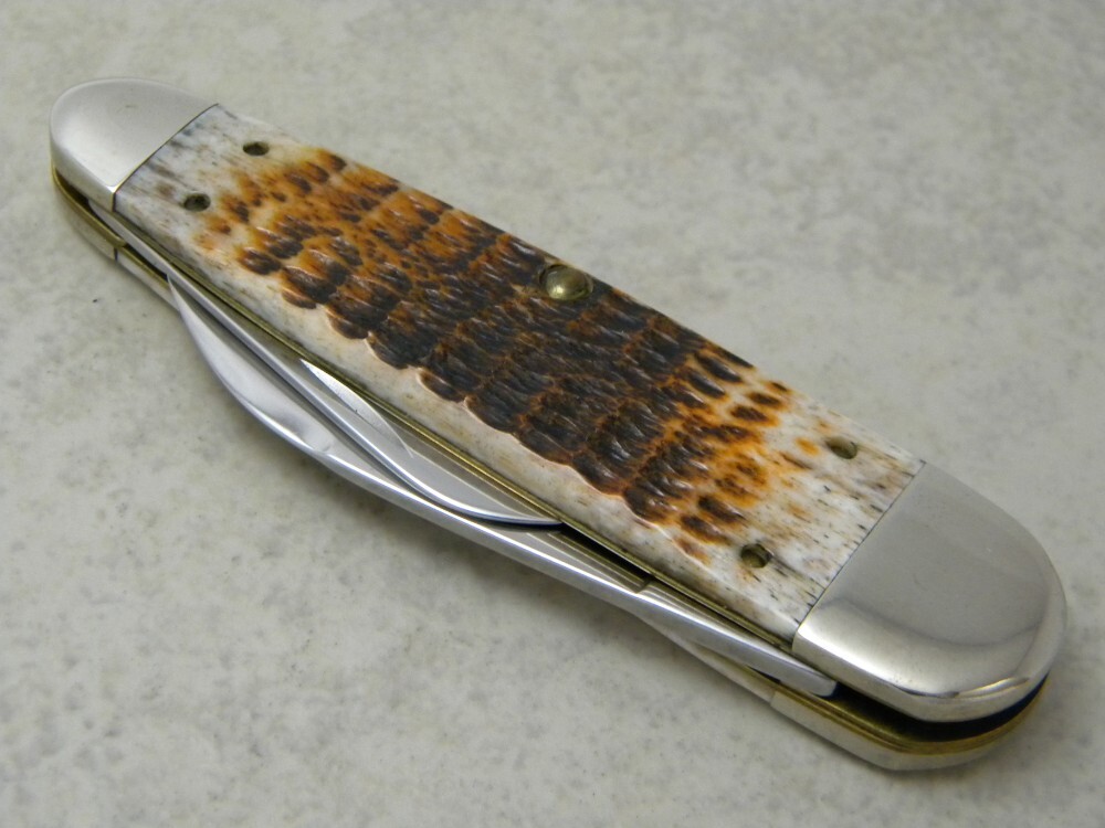 Case USA 1989 NKCA ROG 62070 SS Rogers Bone Large Sleeveboard Club Knife