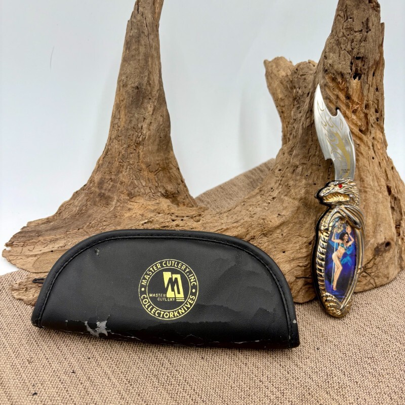 Boris Vallejo Collector Knife Franklin Mint Fantasy Pocket Knife Case (A08)