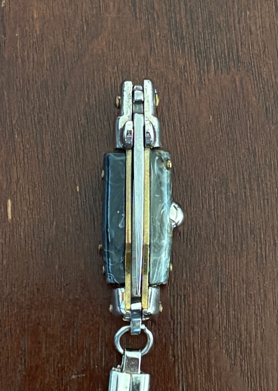 Vintage 80’s-90’s Miniature Switchblade Knife, Imitation Horn, Original ...