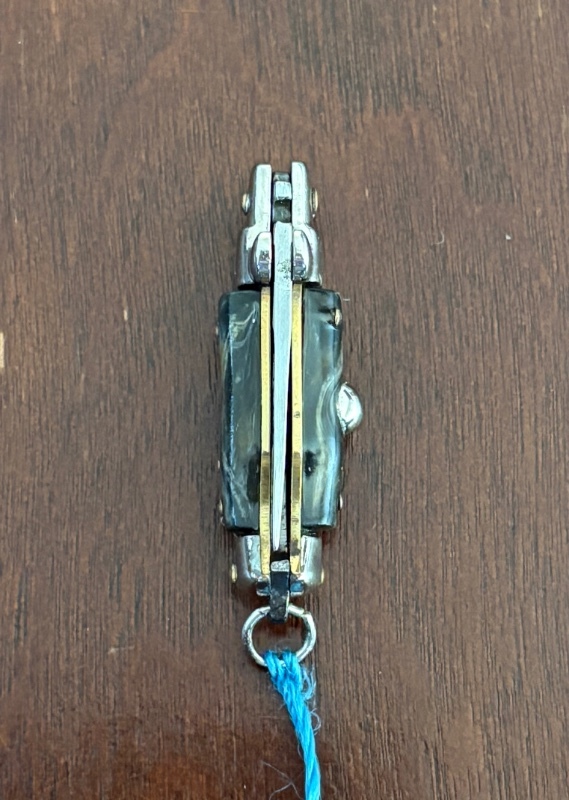 Vintage 80’s-90’s Miniature Switchblade Knife, Imitation Horn, Original ...