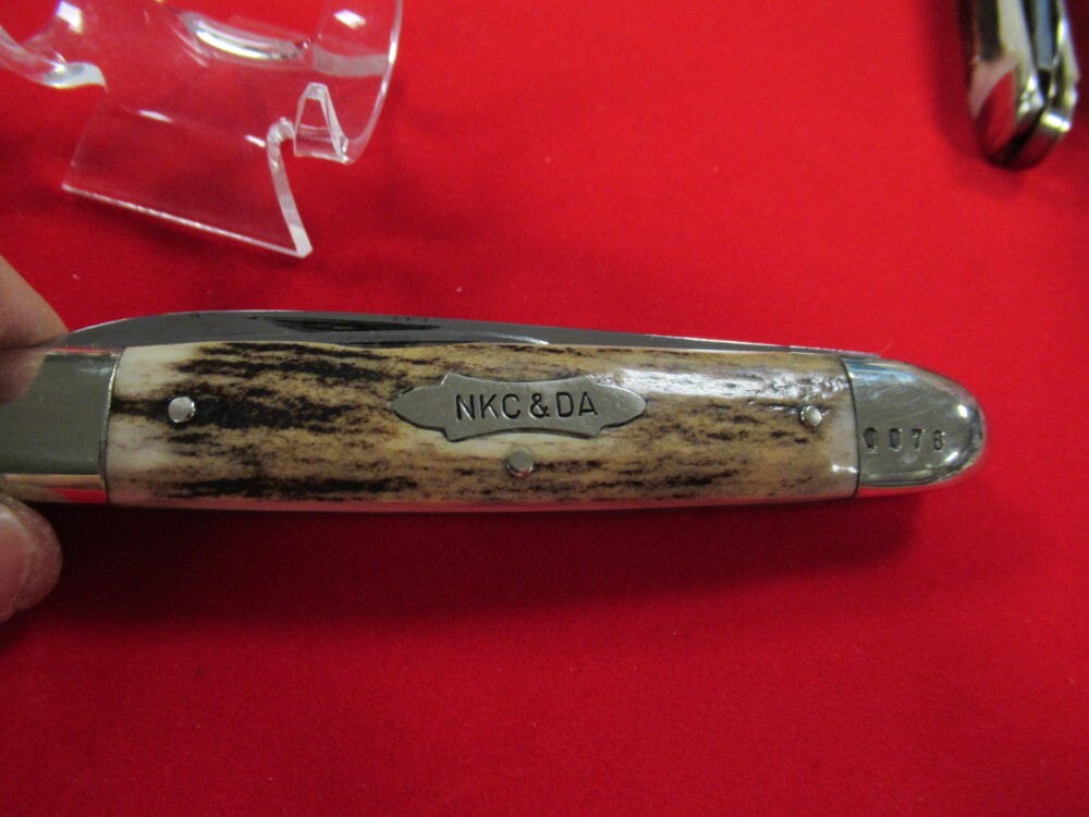 Kissing Crane 1975 NKC&DA Anglo Saxon Stag Whittler