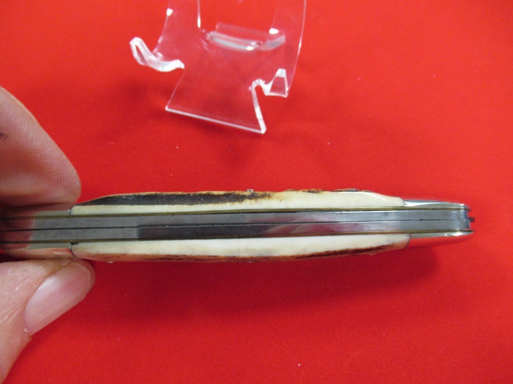 Kissing Crane 1975 NKC&DA Anglo Saxon Stag Whittler