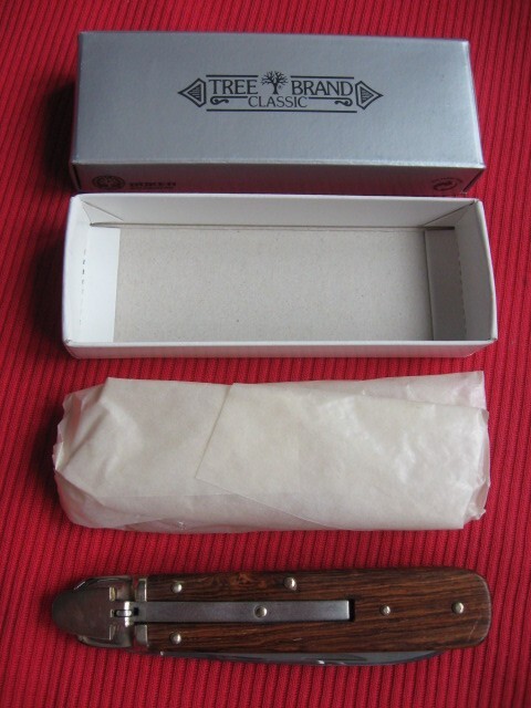 Vintage German Boker 712 Leverlock Knife Pallisander - Brand New old Stock