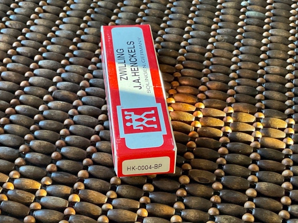 ZWILLING JA HENCKELS SOLINGEN GERMANY BLUE PICKED BONE HANDLE ...
