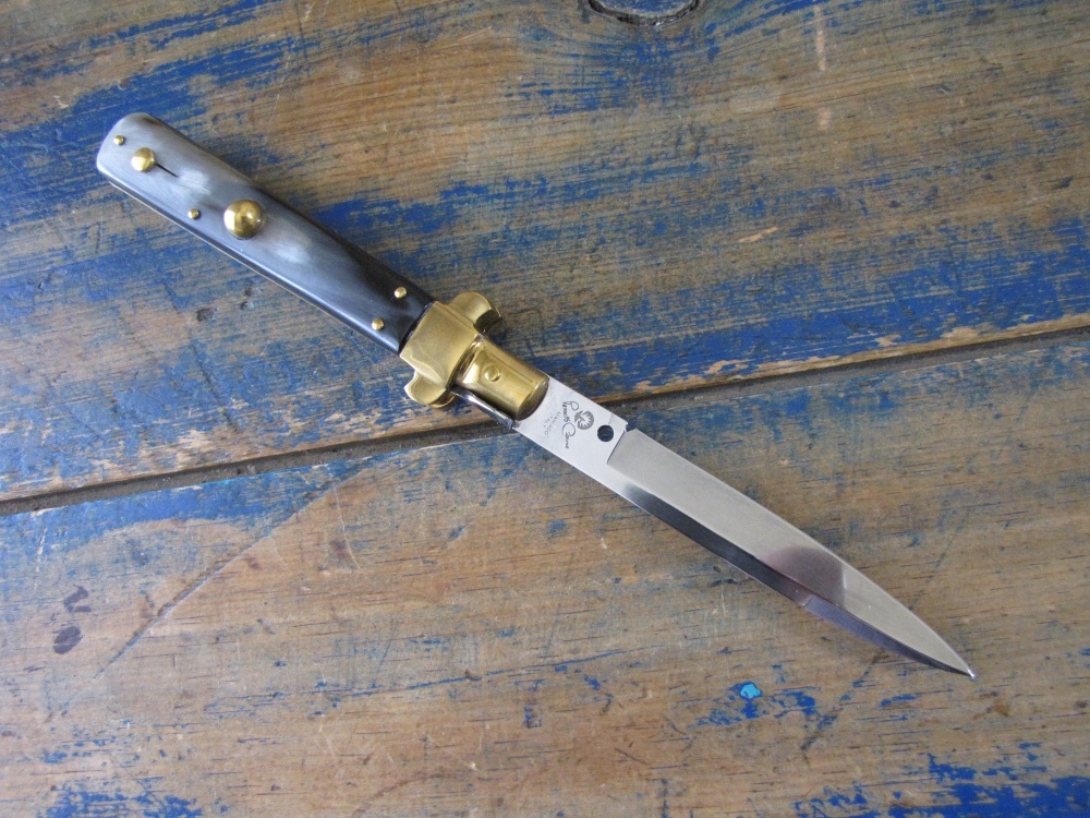 Exquisite ‘Frosolone’ Picklock Switchblade Stiletto By Renzo Pascotto