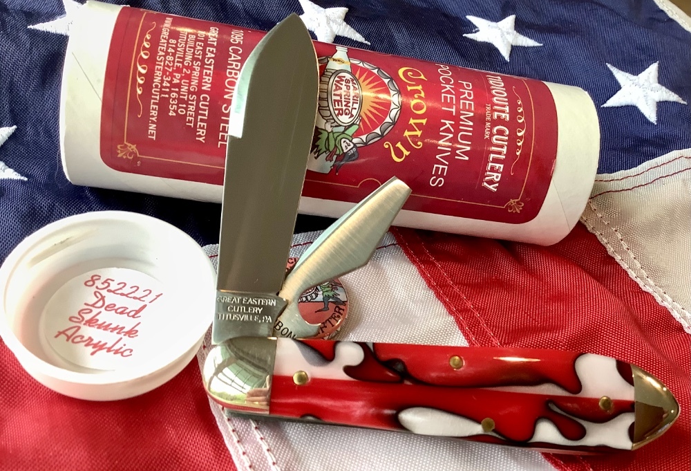 Great Eastern Cutlery, 852221 GEC 85 Crown Lifter w/ Dead Skunk Arcylic ...