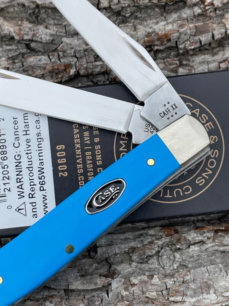 CASE XX ** 2025 SMOOTH LIGHT BLUE SYNTHETIC MINI TRAPPER