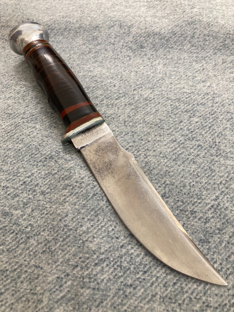 Incredibly RARE!! Antique KA-BAR, UNION CUTLERY, Standing Bear Hunting ...