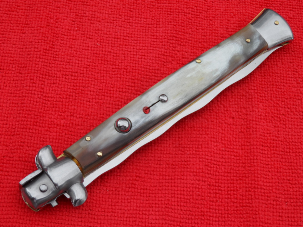 New Beltrame 13" Italian Stiletto Brazilian-Horn Handles- SS Kriss ...