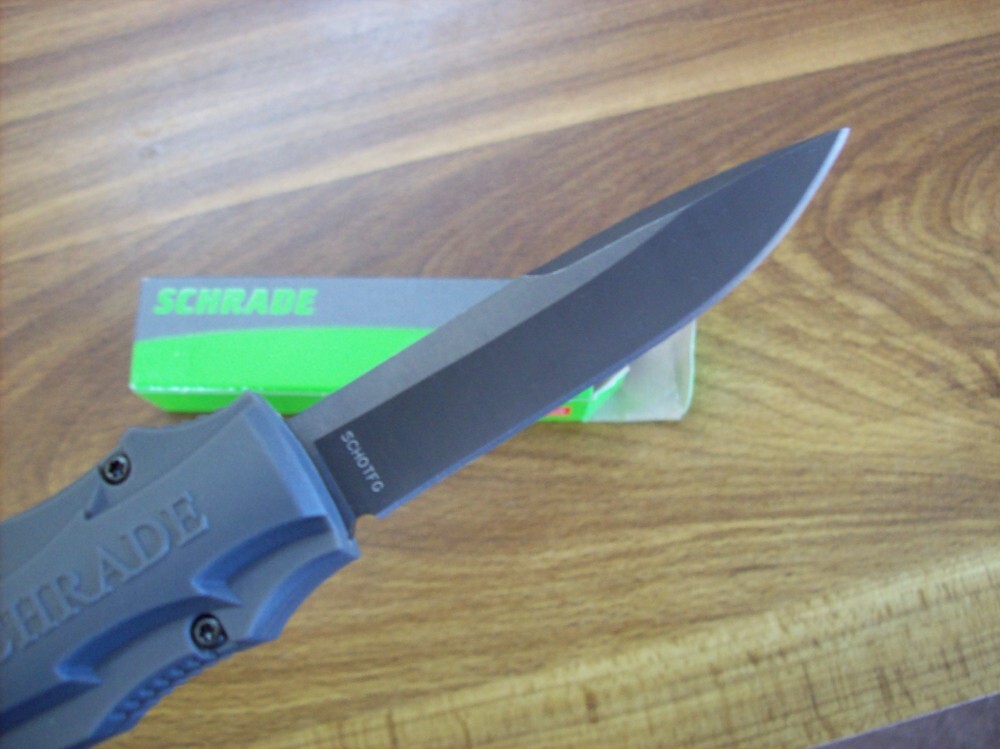 Schrade Knife Discontinued OTF Spring Loaded Survival W/Safety UNUSED W/Box