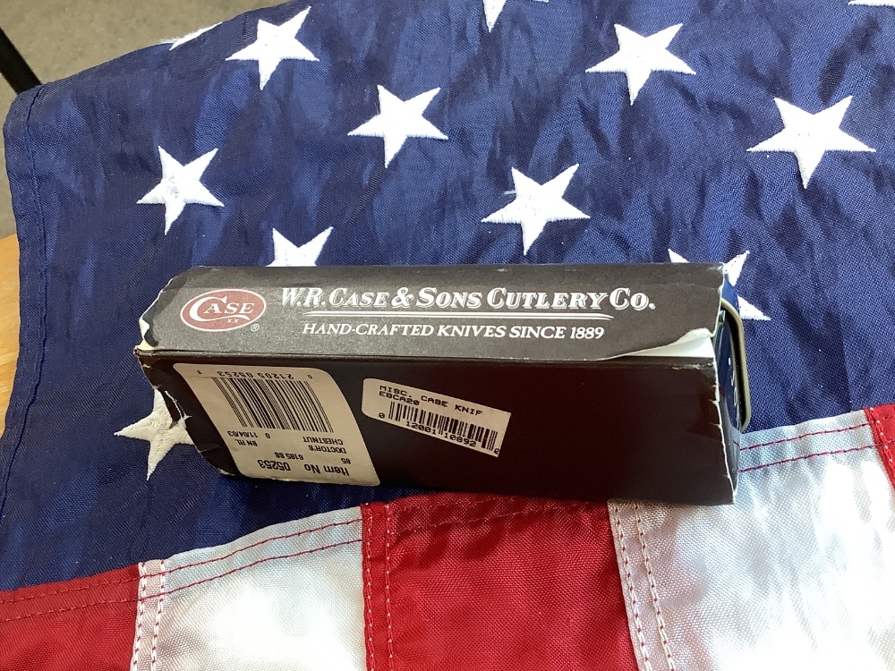 Case xx Select Doctors Knife (mdl# 6185 SS) w/ Sweet Chestnut Bone ...