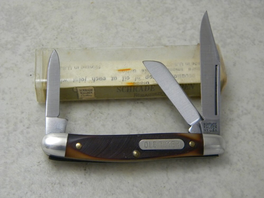 Schrade Walden NY USA 108 OT Delrin Mini Stockman Knife NIB