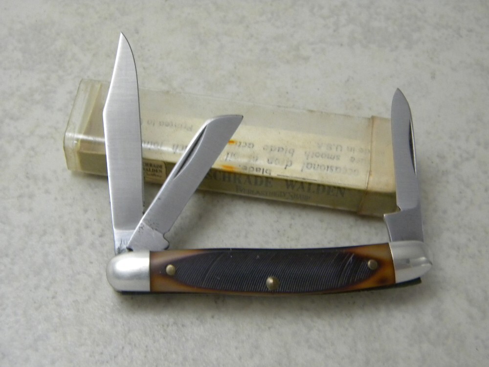 Schrade Walden NY USA 108 OT Delrin Mini Stockman Knife NIB