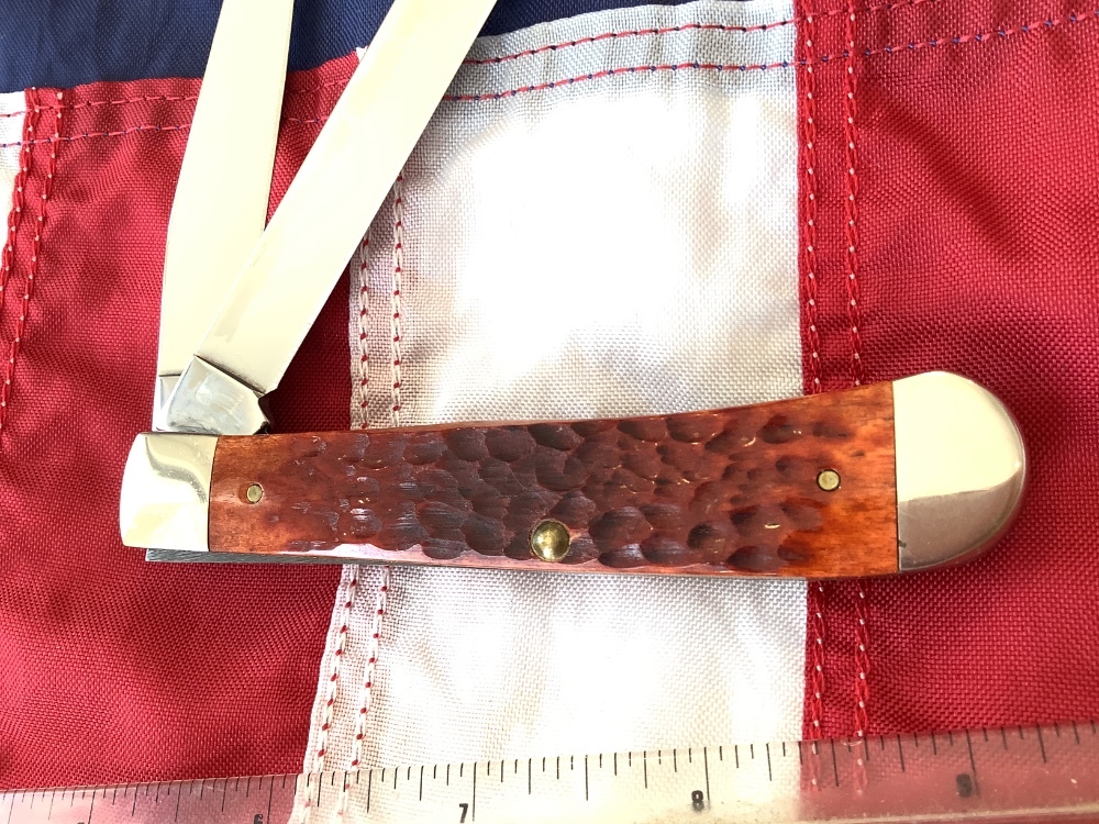 Case xx 2000 Trapper (MDL# 5254) Knife with Nice Brown Bone Handles ...