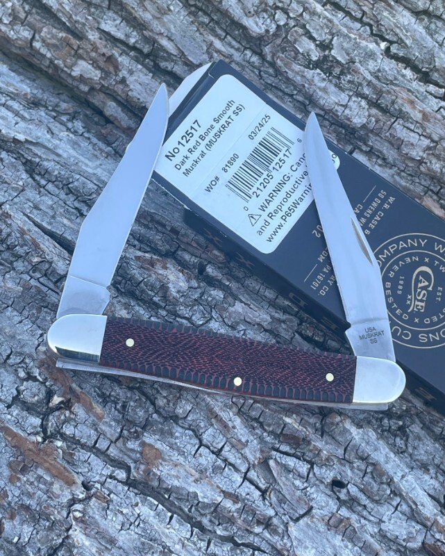 CASE XX ** SFO 2025 RED SNAKE SKIN MUSKRAT