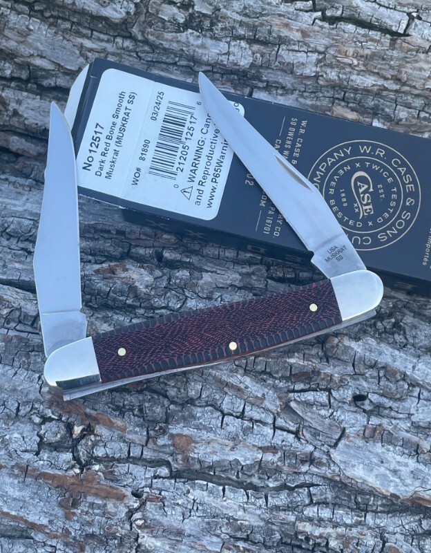 CASE XX ** SFO 2025 RED SNAKE SKIN MUSKRAT