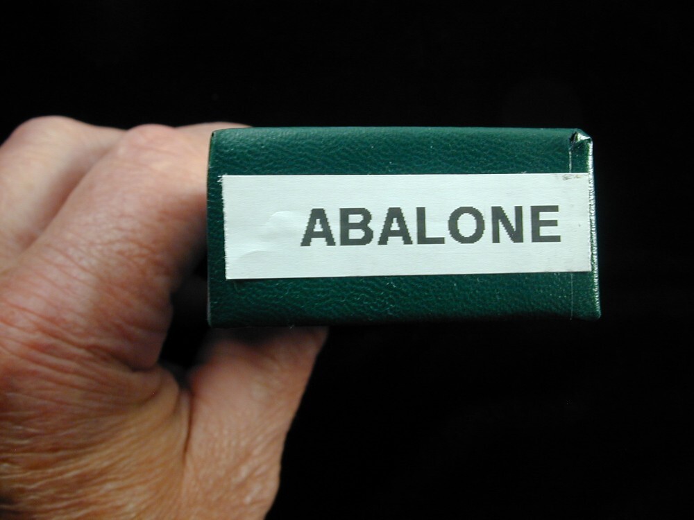 Cooper Cutlery Smooth Abalone Shell Razor Trapper Knife Rare NIB Made ...