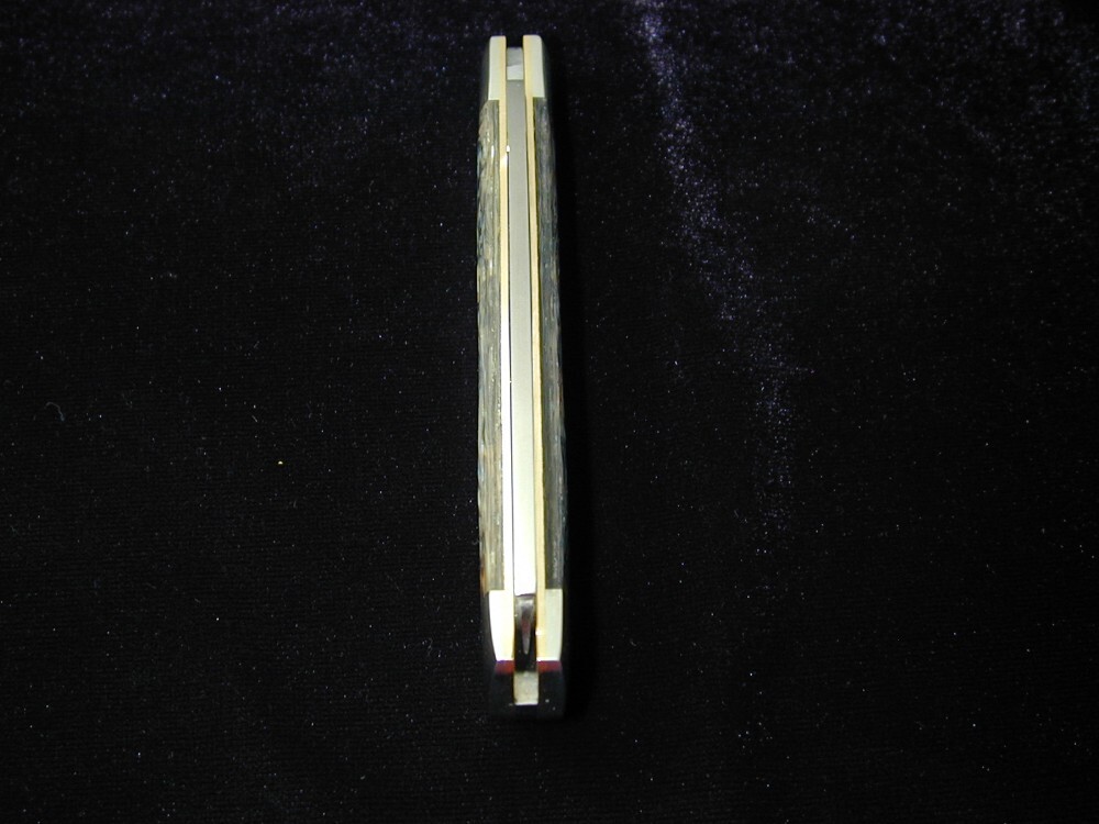 Cooper Cutlery Smooth Abalone Shell Razor Trapper Knife Rare NIB Made ...