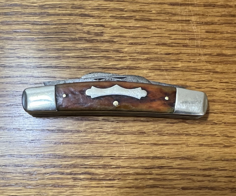 USED OLD JOHN PRIMBLE BELKNAP HARDWARE & MFG CO 4 BLADE CONGRESS POCKET ...