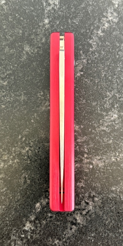 Benchmade Spike Switchblade Knife, Model 1000S, Red Handles, Unused