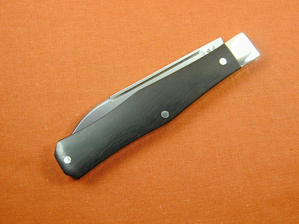 Titusville Cutlery Gaboon Ebony Wood Lexingtonian Coffin Jack Knife ...