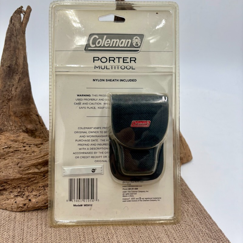 Coleman Porter WD012 Black Folding Multi Tool With Sheath Pliers Knife ...