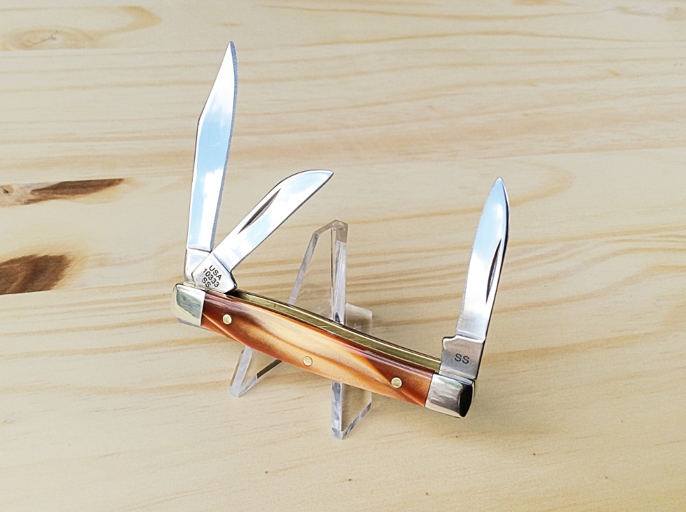 Case Cutlery Small Stockman Knife Smooth Copper Kirinite - New