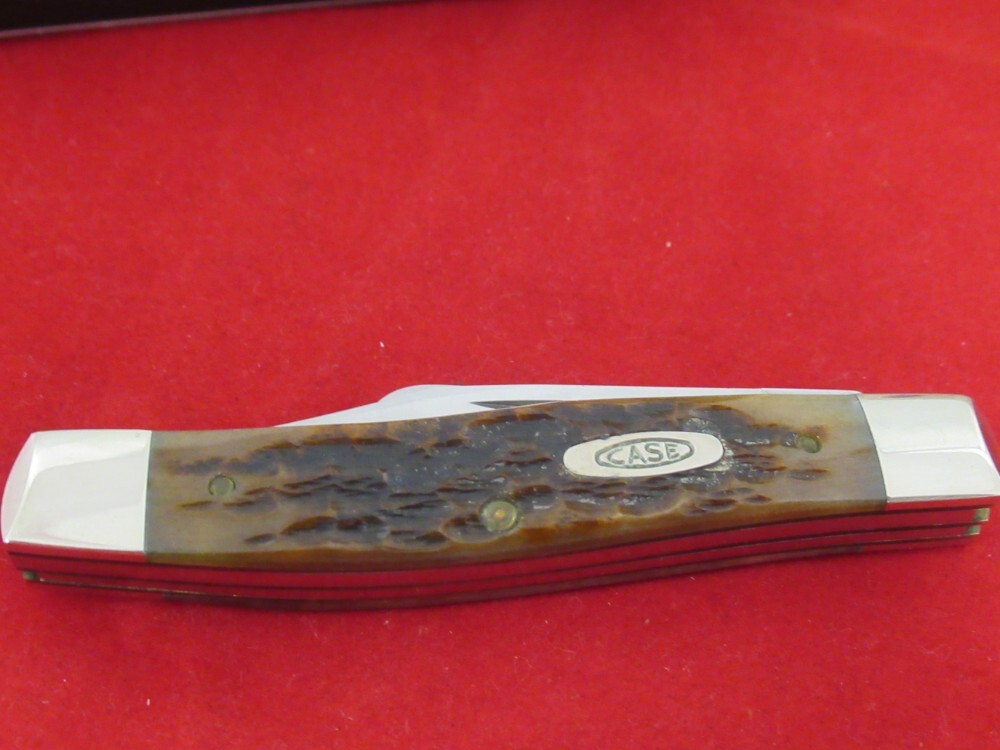 Case XX 1991Red Bone Stockman Missing Dot Pattern # 63032 SS