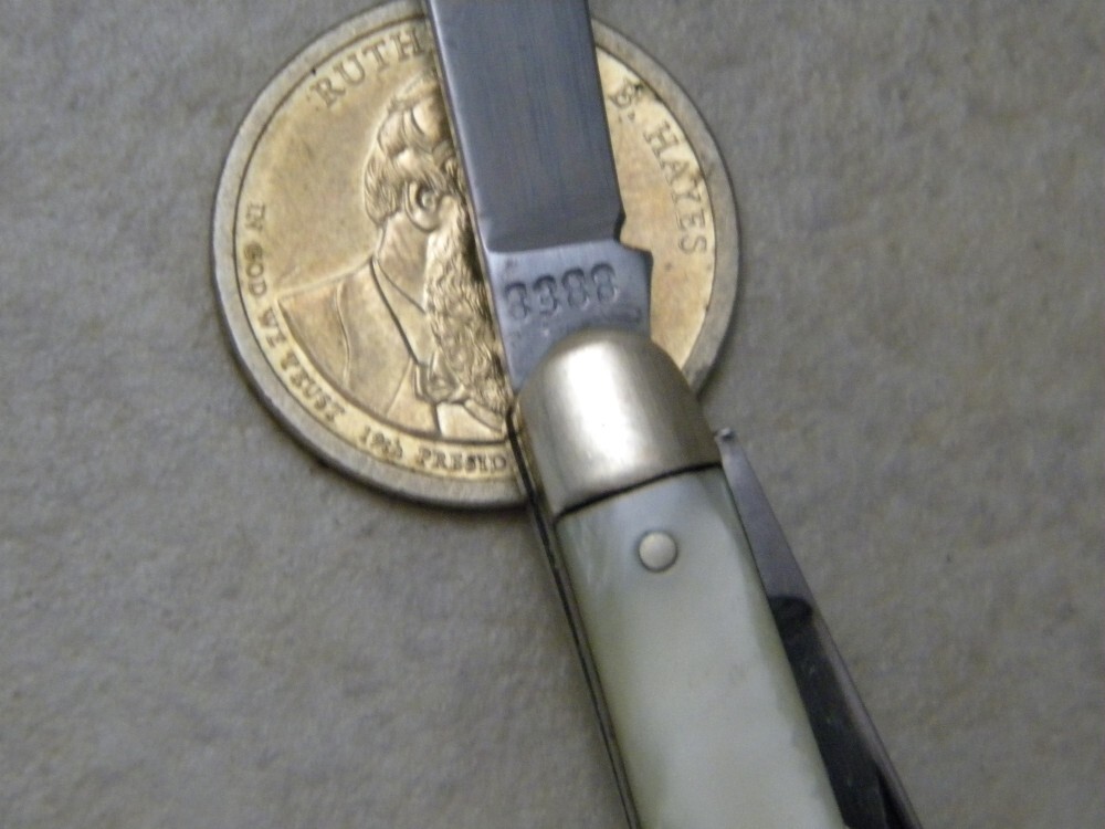 Boker USA Tree Brand 8388 Imitation Pearl Mini Stockman Knife