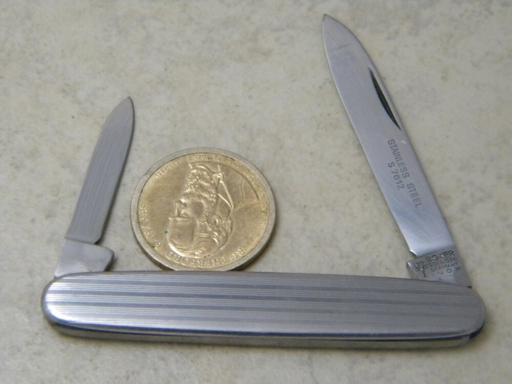 Boker Solingen Germany Inox S 7162 Metal Pen Knife
