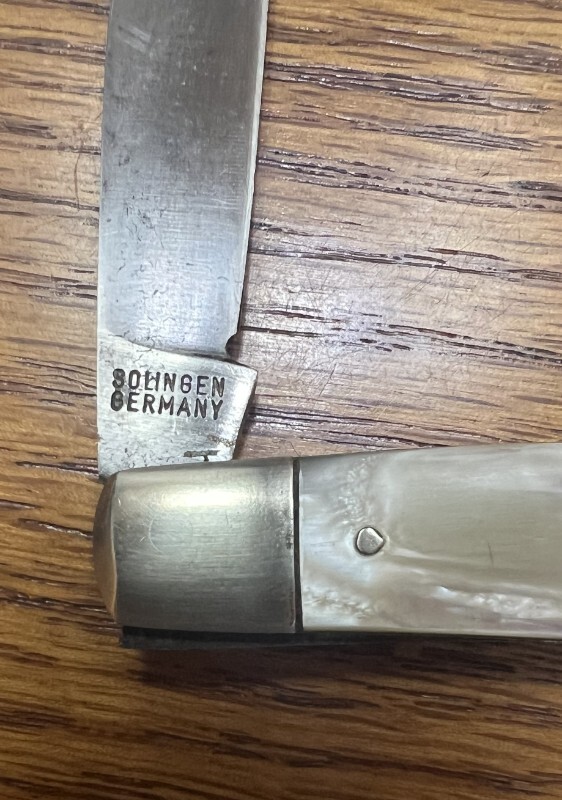 BUCK CREEK SOLINGEN GERMANY COBRA 1/2 CONGRESS - 3 5/8" CLOSED