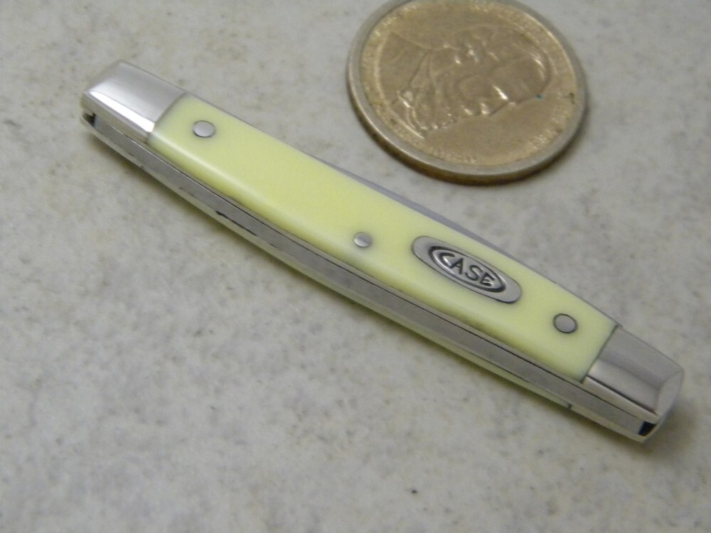 Case XX USA 3233 Yellow 6 Dot Pen Knife c. 1974