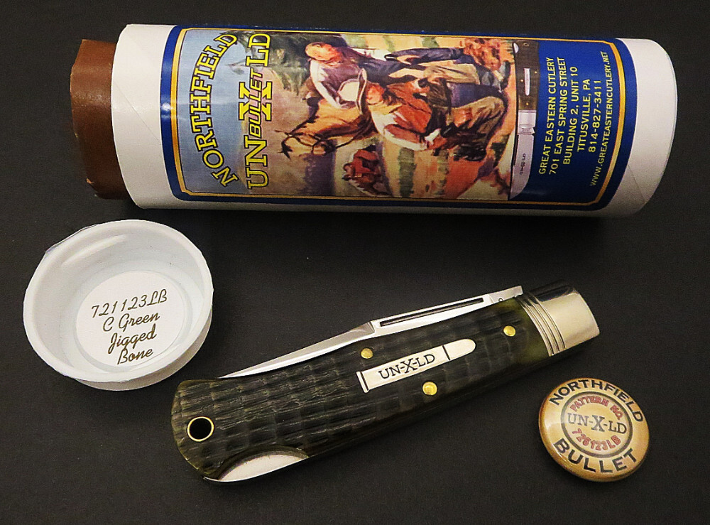 Great Eastern Cutlery Northfield #72 Bullet Cody Scout Lockback C Green ...