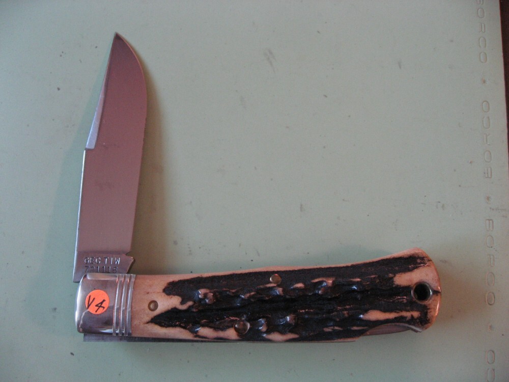 GREAT EASTERN NORTHFIELD 72116LB CODY SCOUT LOCKBACK NATURAL STAG