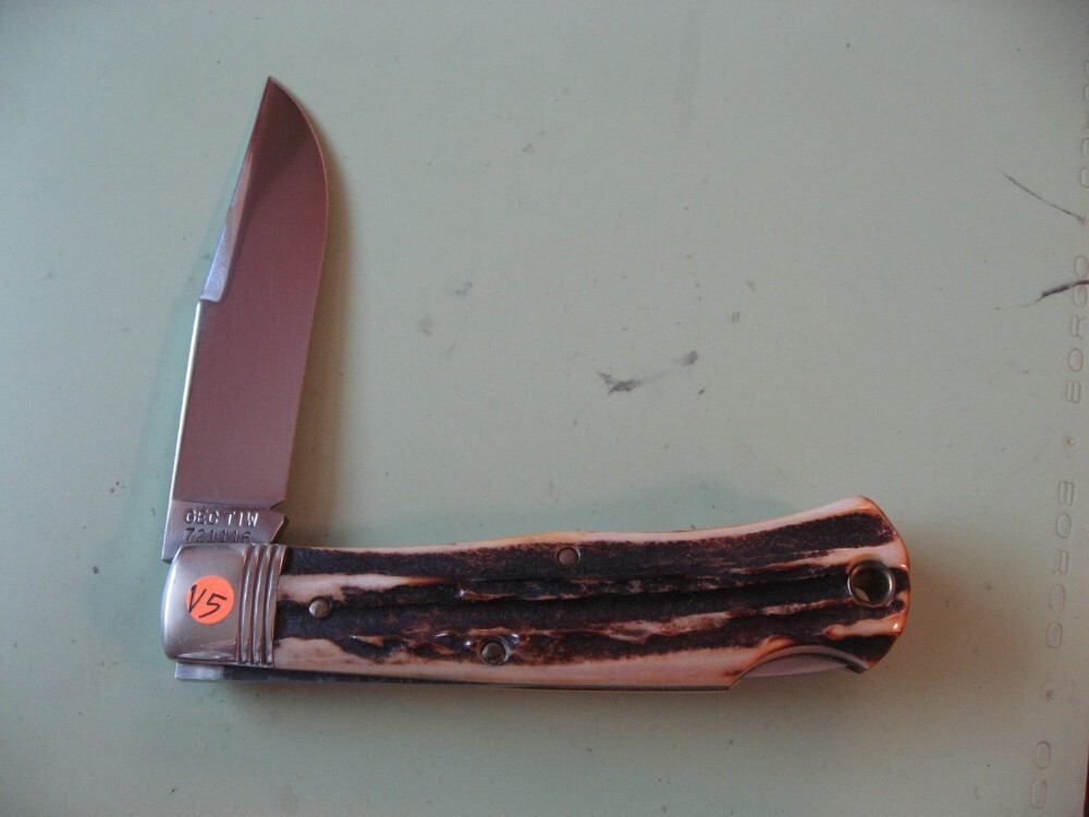 GREAT EASTERN NORTHFIELD 72116LB CODY SCOUT LOCKBACK BURNT STAG