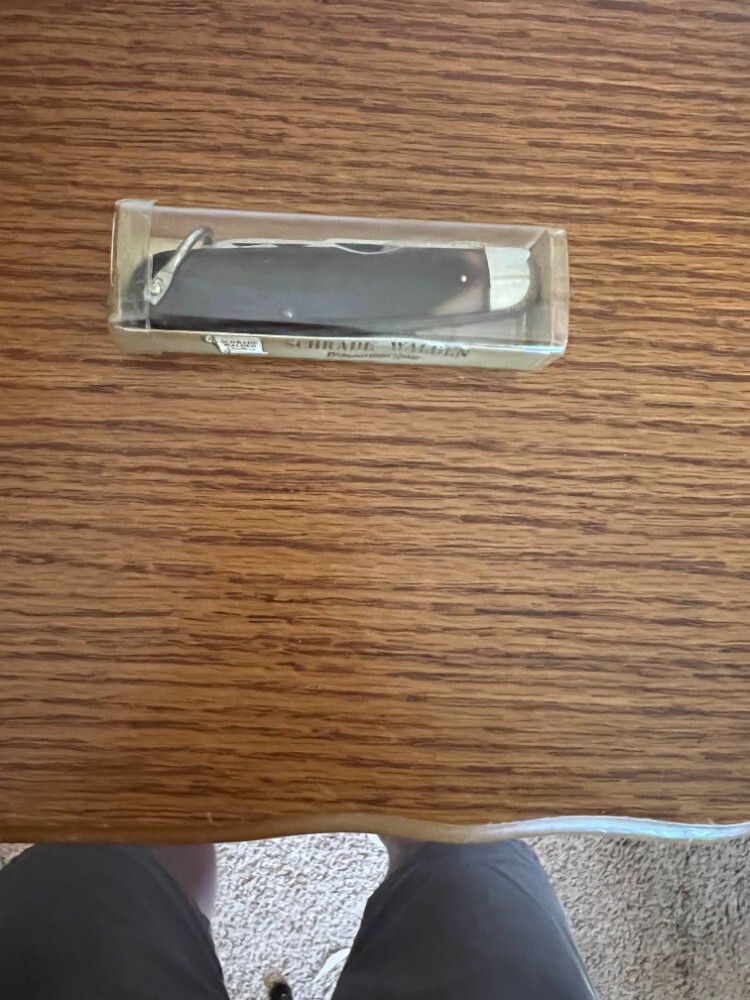 SCHRADE NY USA 204 "ELECTRICIANS" KNIFE & SW204 TUBE/BOX