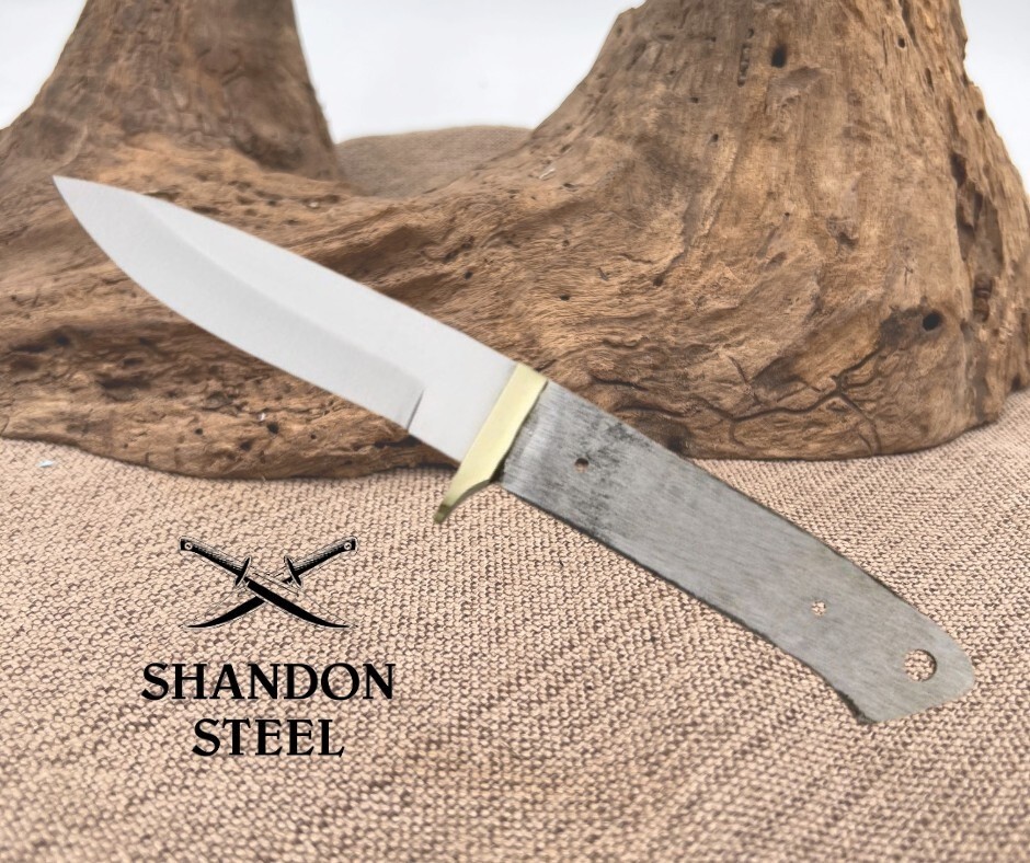4" Full Tang Drop Point Blade Blank Custom Knife Making Hunting Blade ...